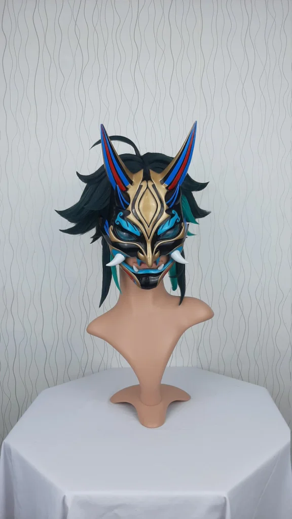 Xiao Mask Genshin Impact Cosplay Update 1.3 In Game Design