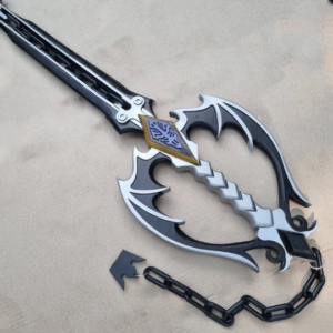 Kingdom Hearts Oblivion and Oathkeeper Keyblade Replica for Roxas Cosplay