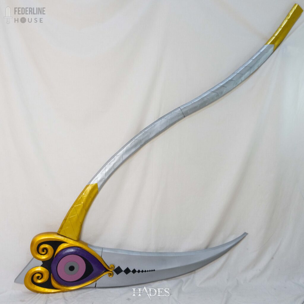 Thanatos scythe from Hades for Cosplay