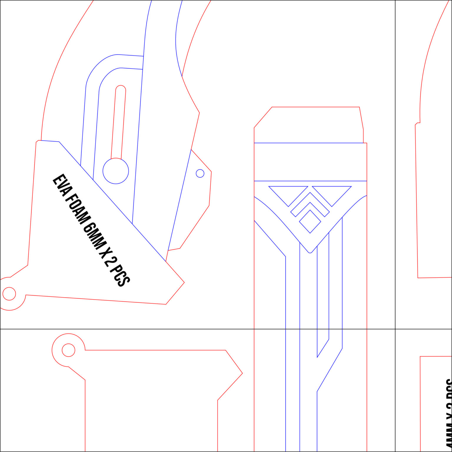 Prop Pattern: Caitlyn Sniper from Arcane LOL Template - Federline House Prop Maker Workshop