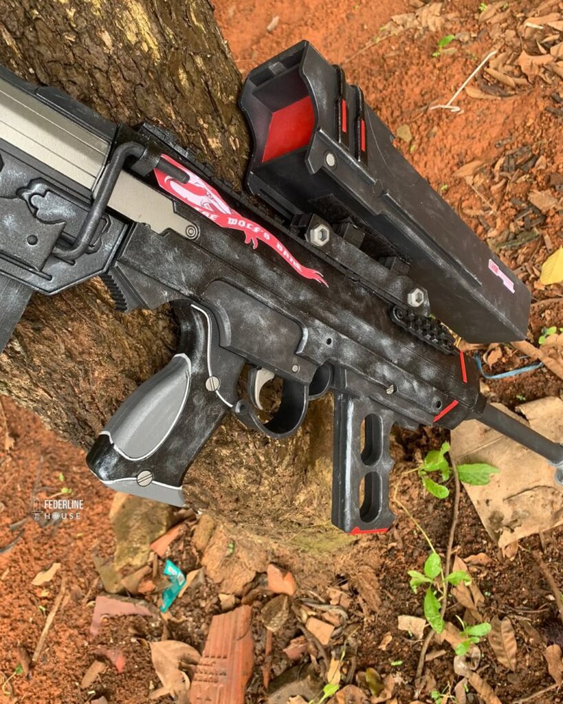 Wolfsbane Red Hood Gun Nikke for Cosplay Prop