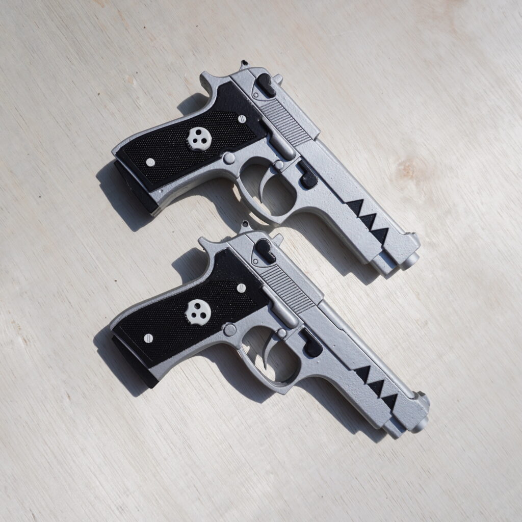 Death The Kid Dual Guns Soul Eater EVA Foam Cosplay Prop for Costume or ...